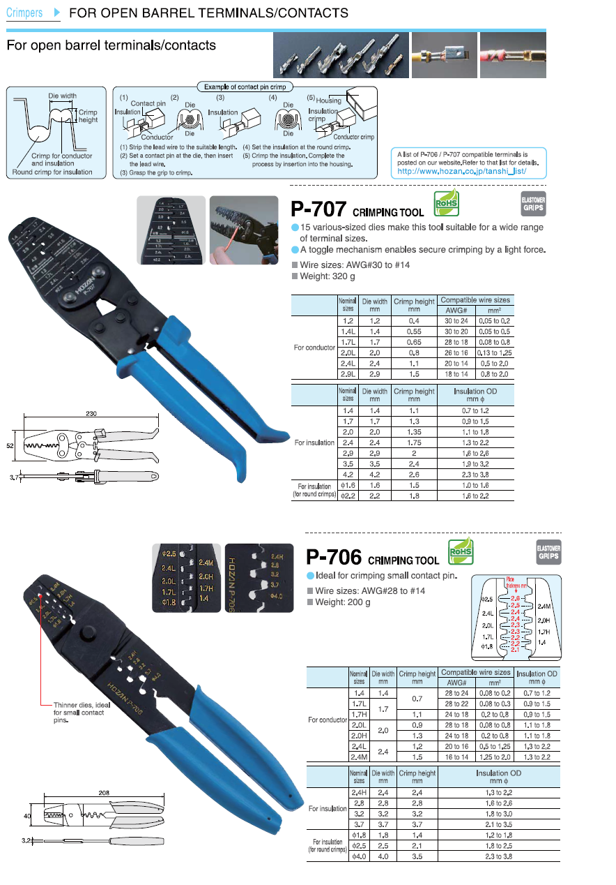 Ichiban Precision Sdn Bhd - Hozan - Hozan Crimping Tool